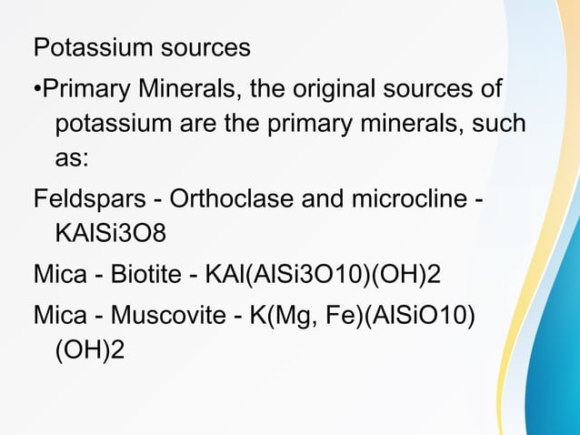 Potassium Cycle | PPT