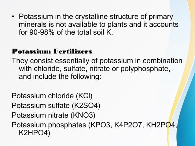 Potassium Cycle | PPT