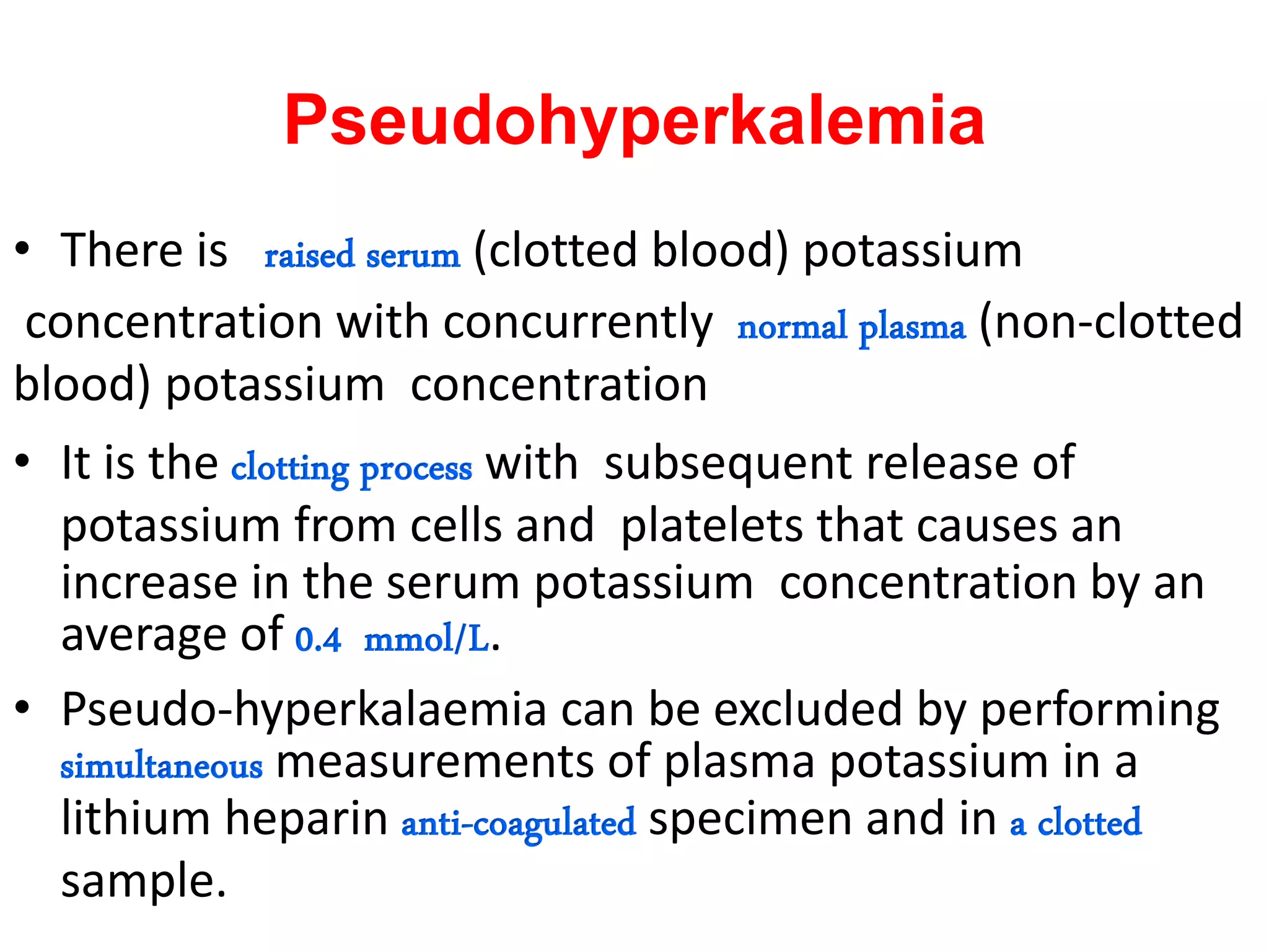 Potassium disorders , comprehensive & practical approach . | PPTX