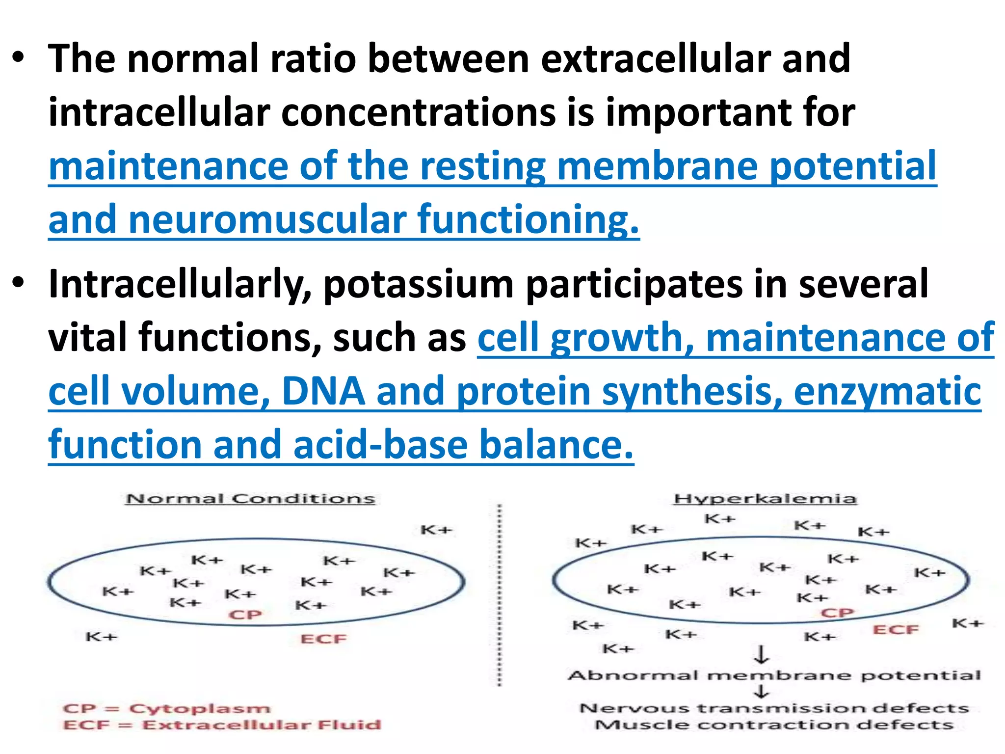 Potassium disorders , comprehensive & practical approach . | PPTX