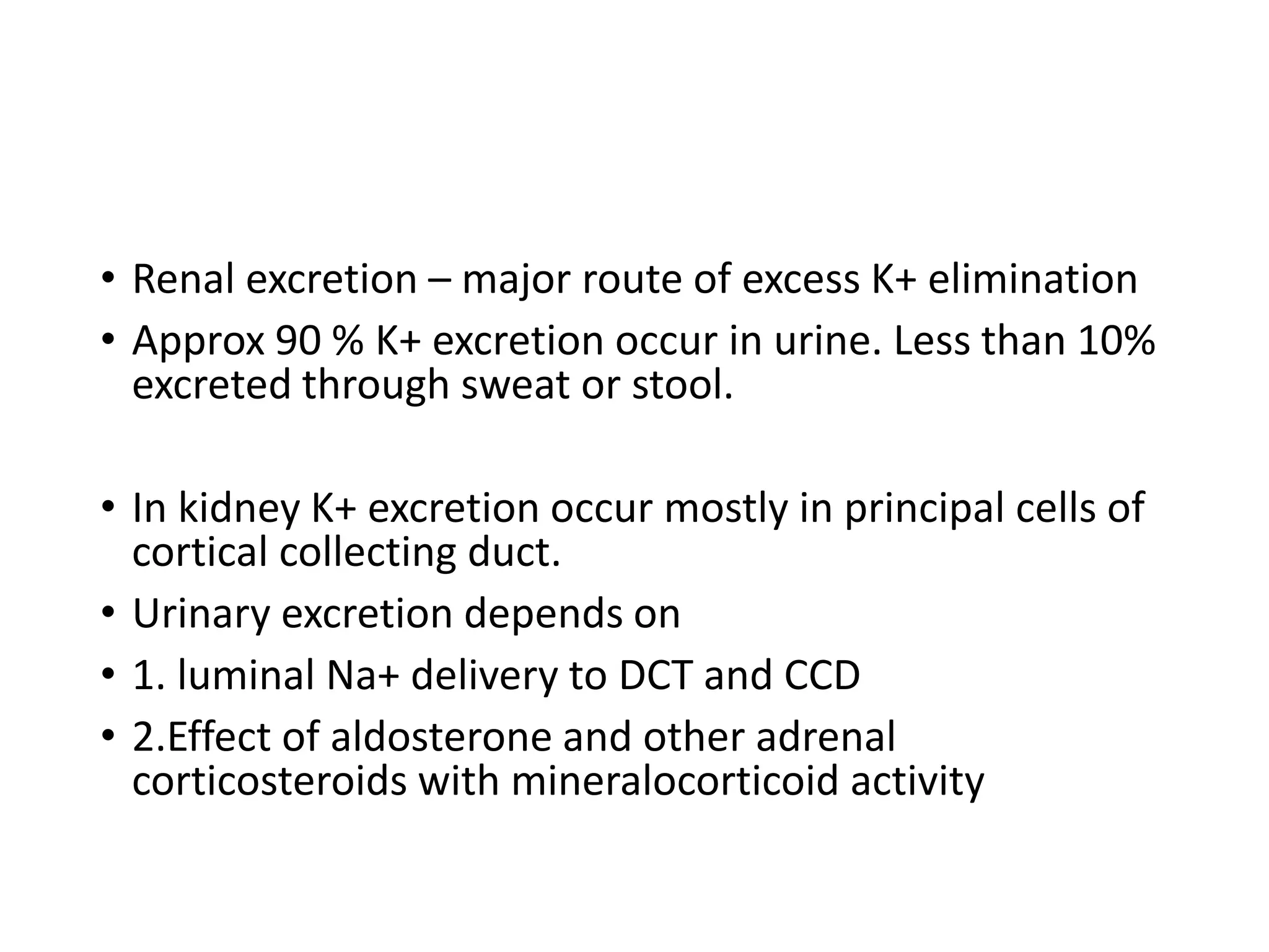 Potassium disorders-hypokalemia and hyperkalemia | PPTX