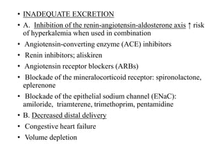 Potassium disorders-hypokalemia and hyperkalemia | PPTX
