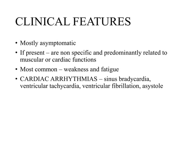 Potassium disorders-hypokalemia and hyperkalemia | PPTX | Blood ...