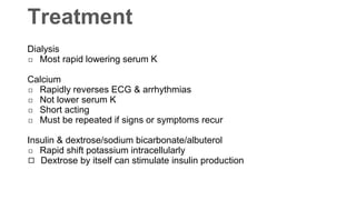 Management of Potassium Imbalance in Primary Care | PPTX