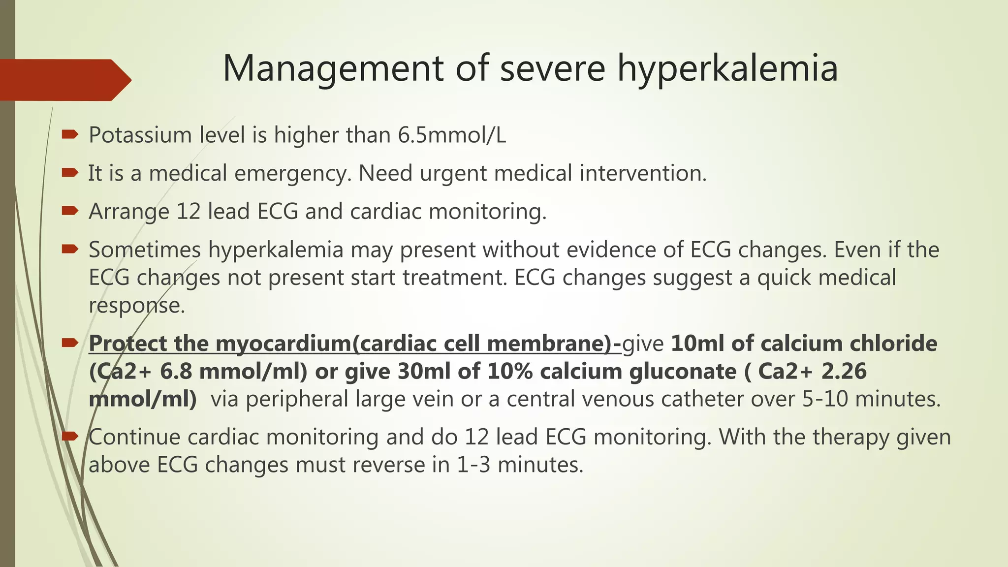 Potassium imbalance and management | PPTX