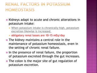 hypokalemia, diagnosis and management | PPTX