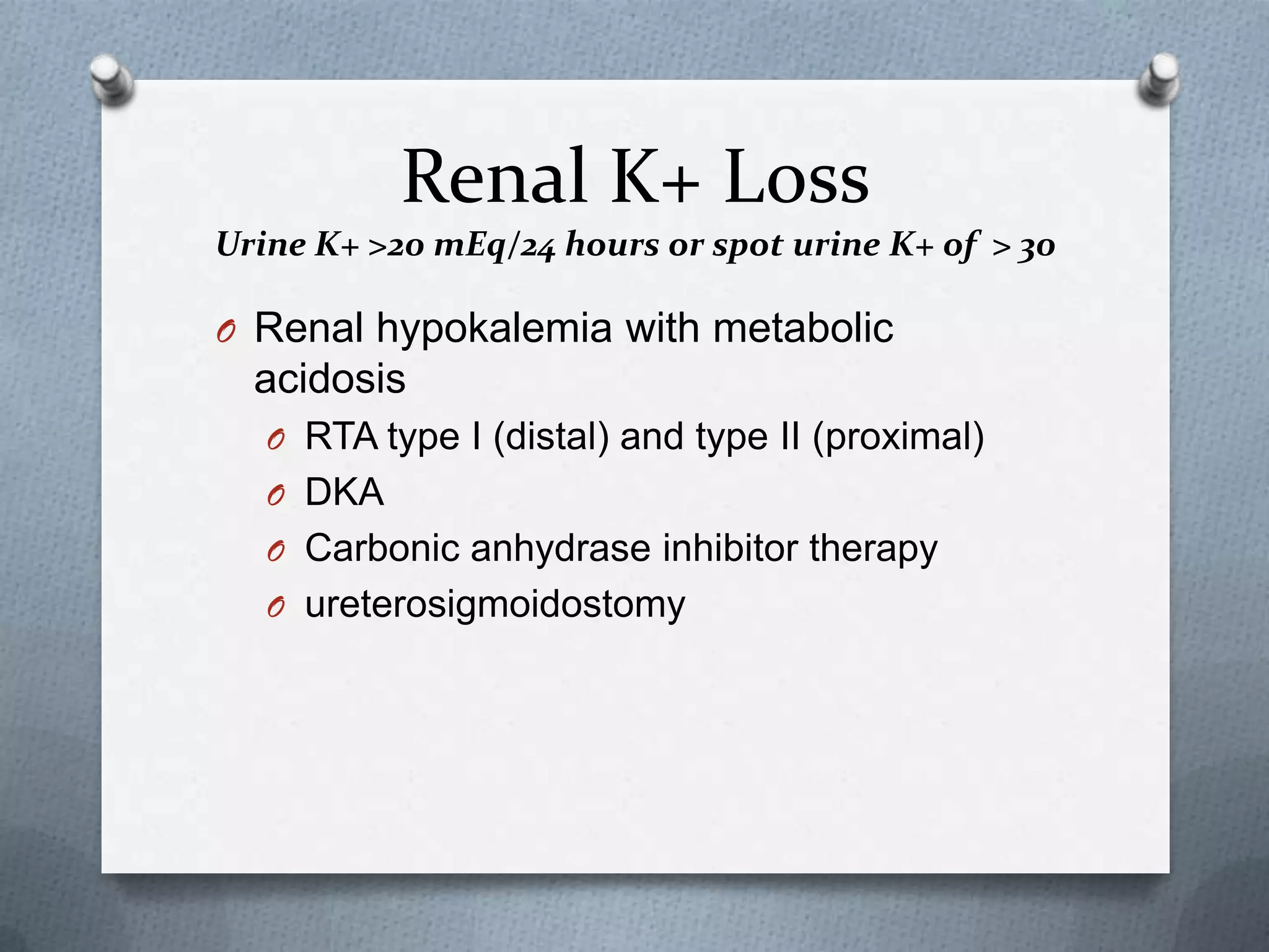 Potassium Management | PPTX