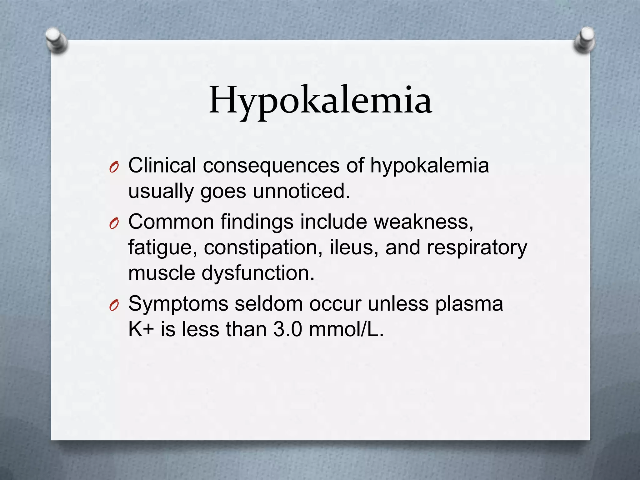 Potassium Management | PPTX