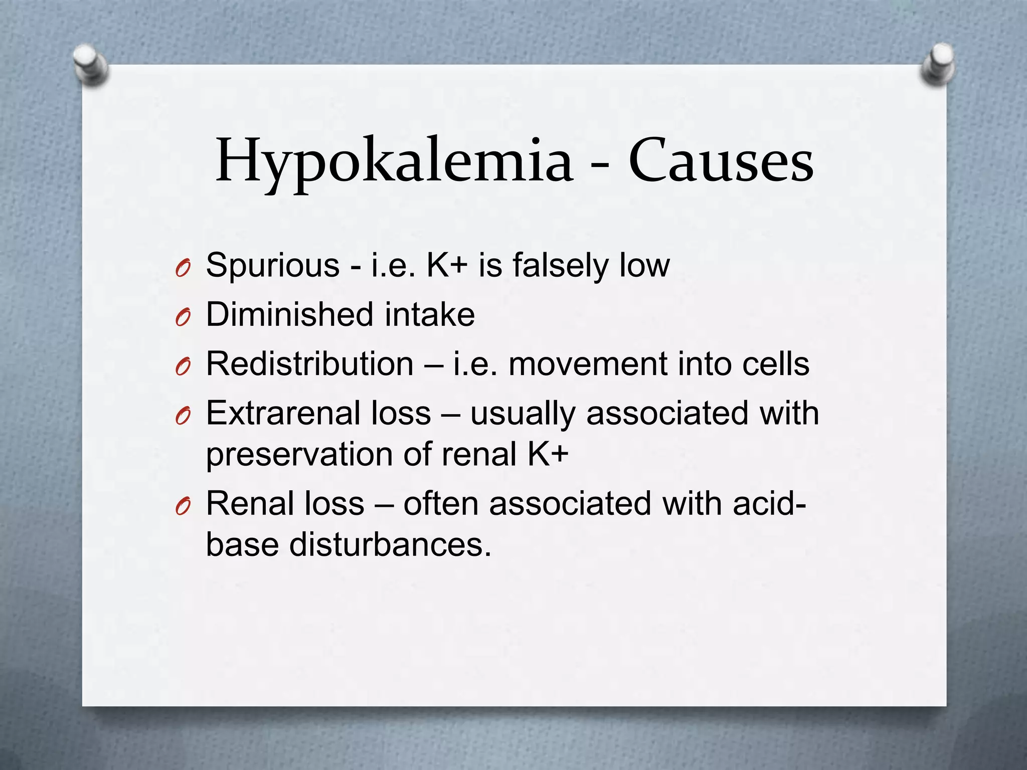 Potassium Management | PPTX