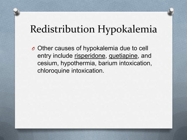 Potassium Management | PPTX | Blood Disorders | Diseases and Conditions