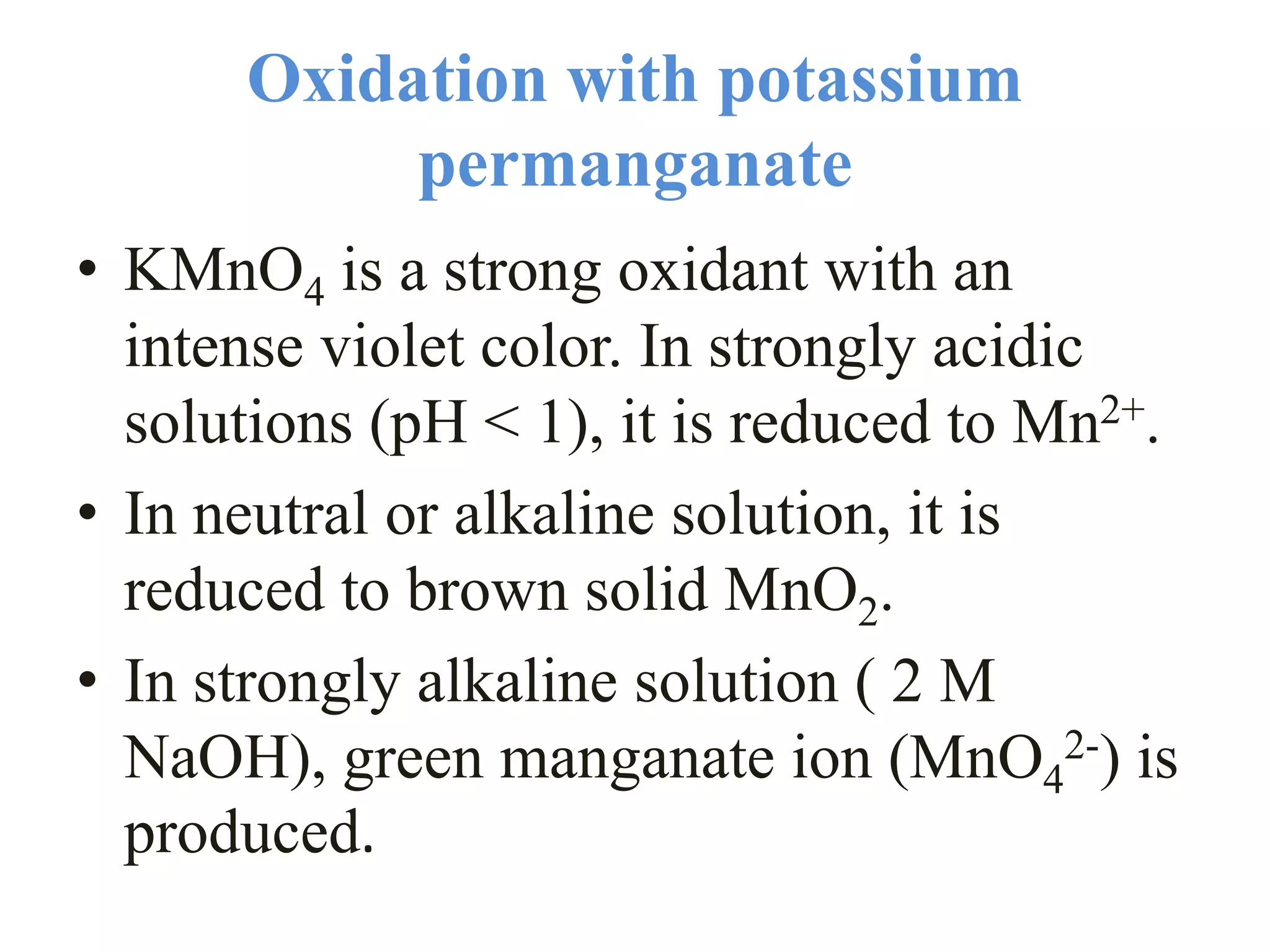 Potassium permanganate titrations | PPTX