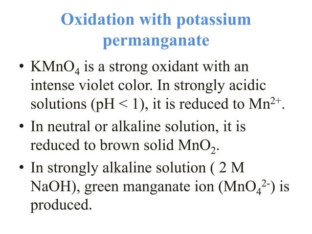 Potassium permanganate titrations | PPTX