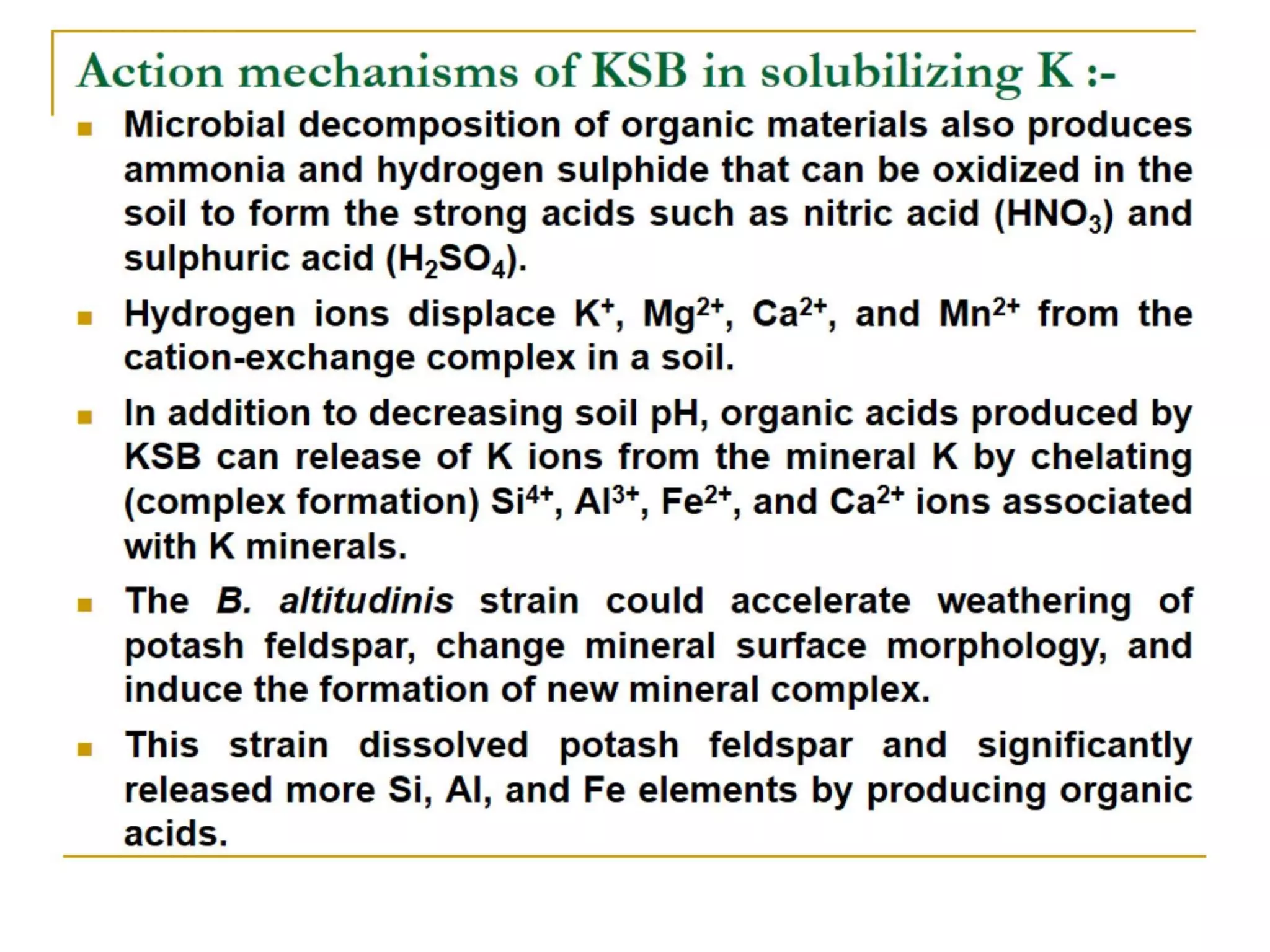 Potassium Solubilization (BNF) RKT | PPT