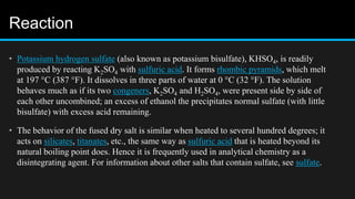 Potassium sulfate k2 so4 | PPTX | Commodities | Economy