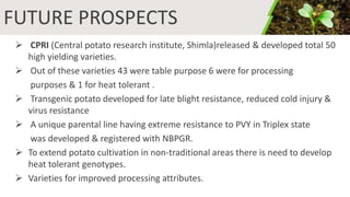 Breeding methods of potato | PPTX