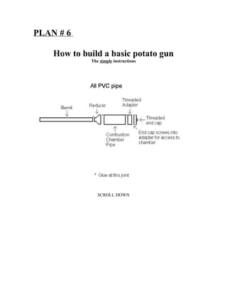 Advanced Potato Gun Plans