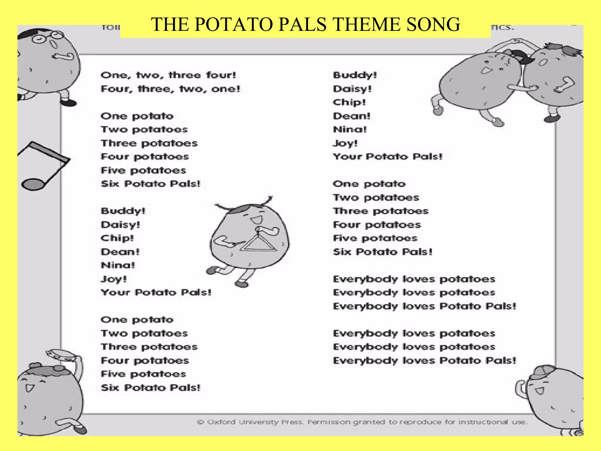 Potato Pals Introduction | PPT