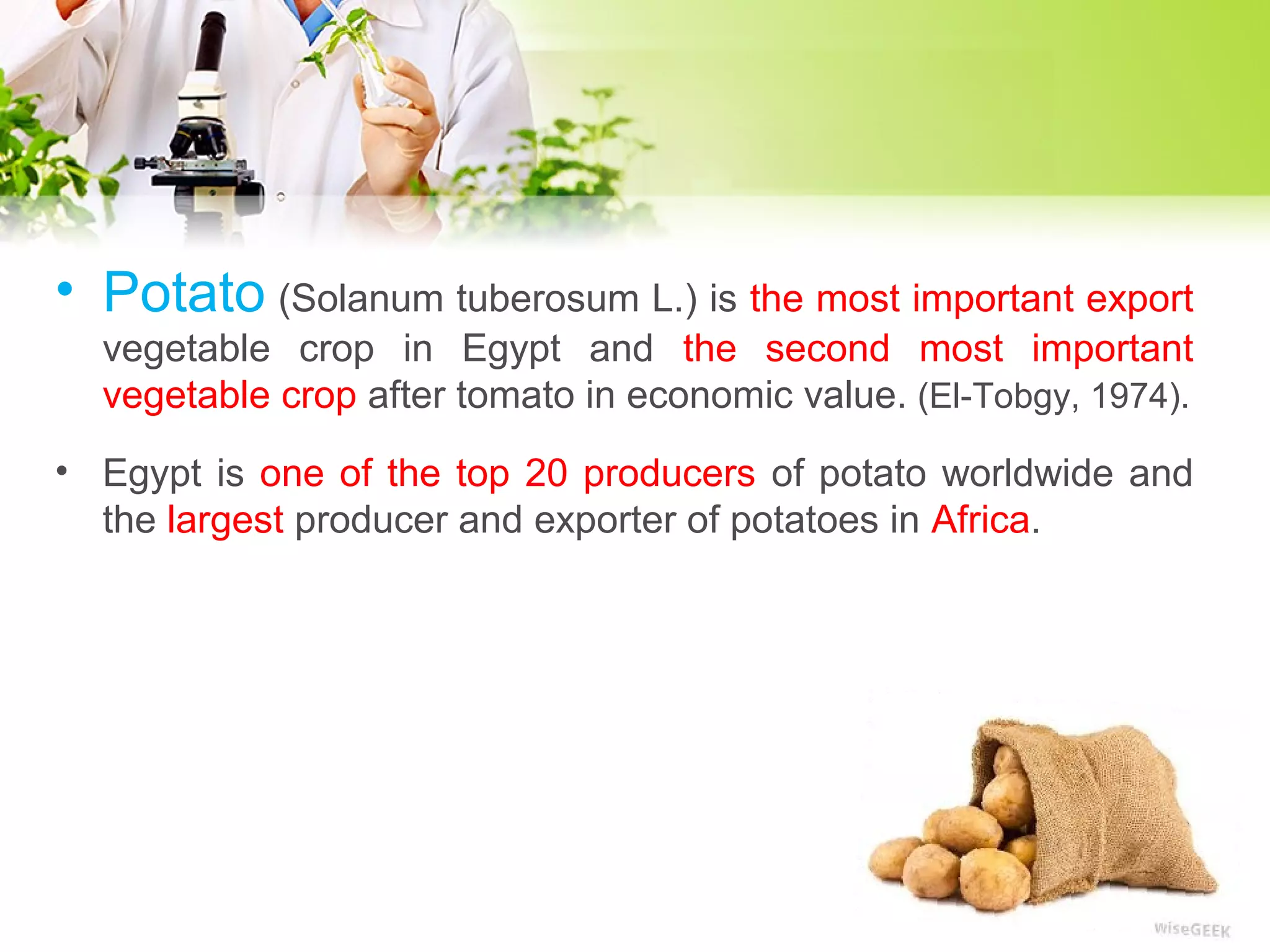 Potato & climate change | PPT