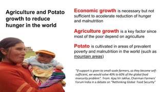 Potatoes to improve sustainable global food security: Presentation at ...