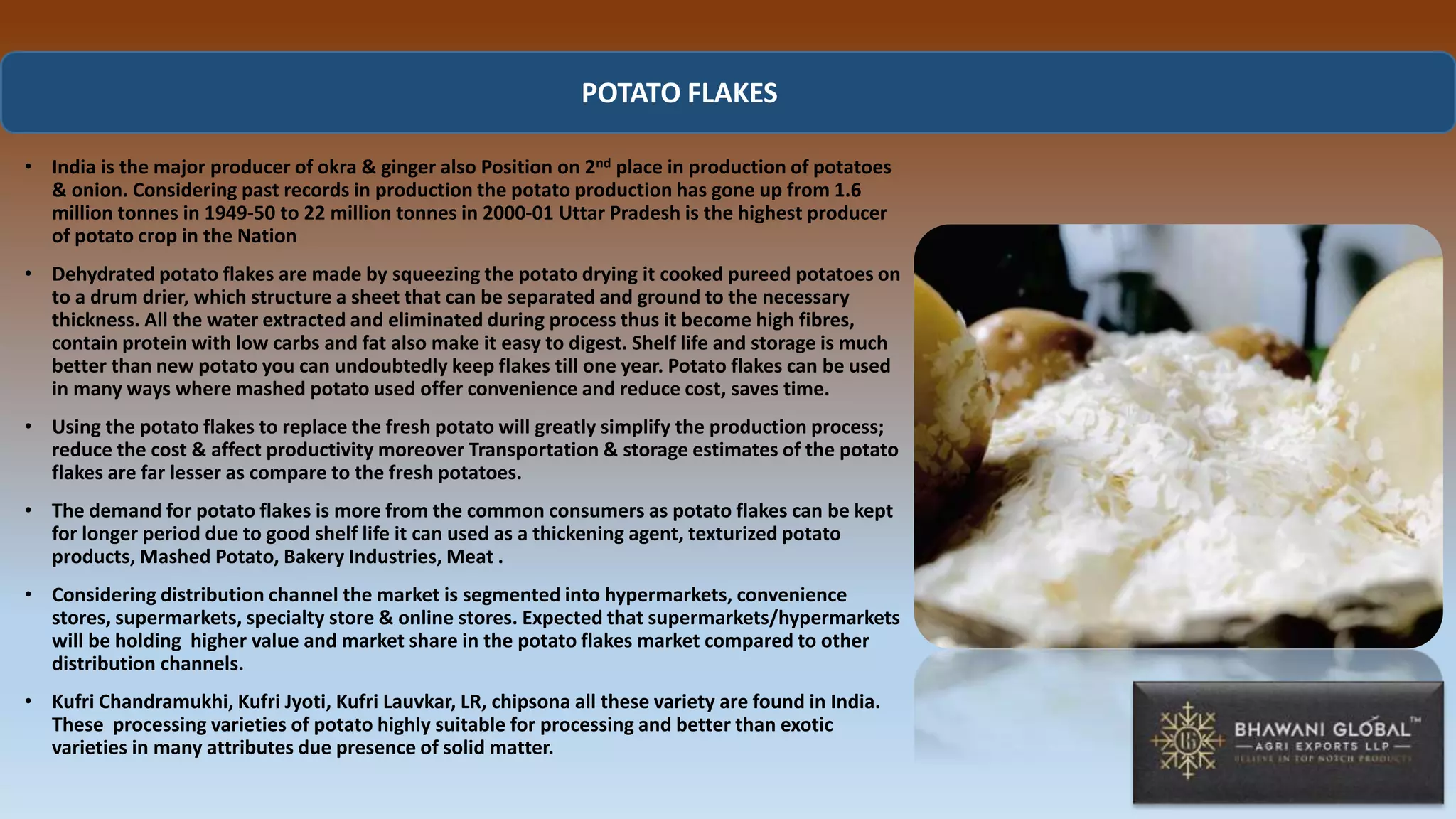 Potato Flakes | PPTX
