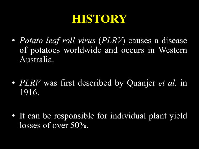 Potato leaf roll | PPTX | Gardening | Home & Garden