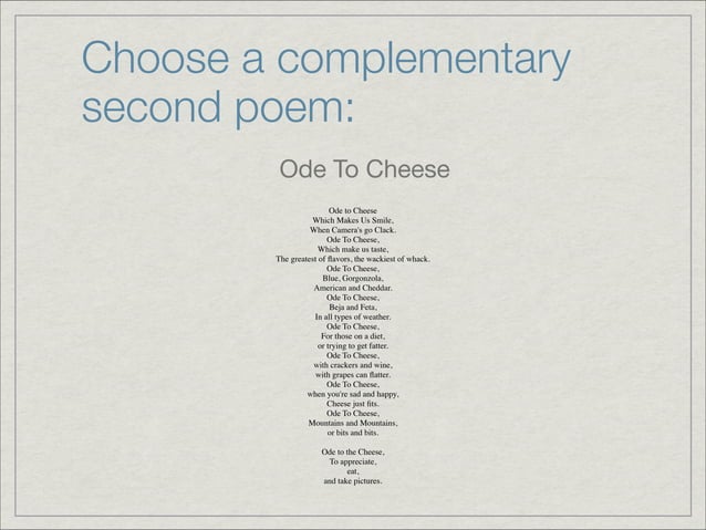 Potato mashup--A fun little "Mash Up" idea for a poetry unit | PDF