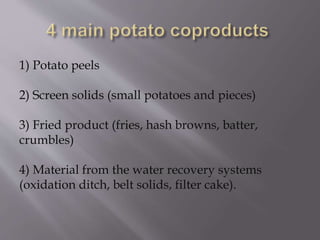 Potato meal | PPTX | Chemistry | Science