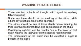 POTATO SNACKS MANUFACTURING | PPTX