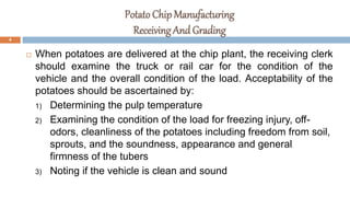 POTATO SNACKS MANUFACTURING | PPTX | Cooking | Food & Drink