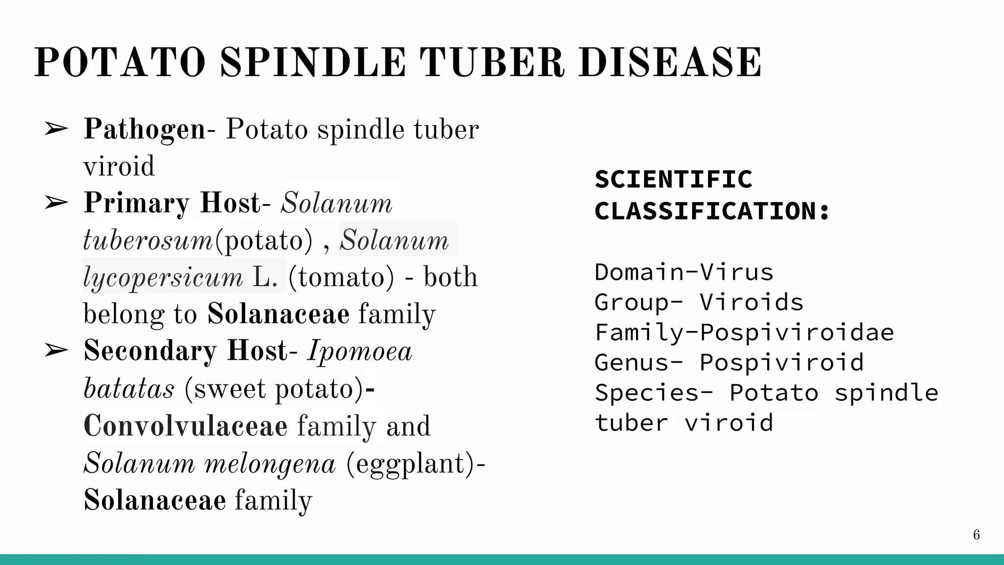 Potato spindle tuber disease VIRIOID DISEASE | PPTX
