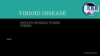 Potato spindle tuber disease VIRIOID DISEASE | PPTX