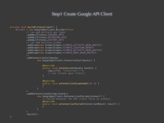 Android Google Fit | PDF