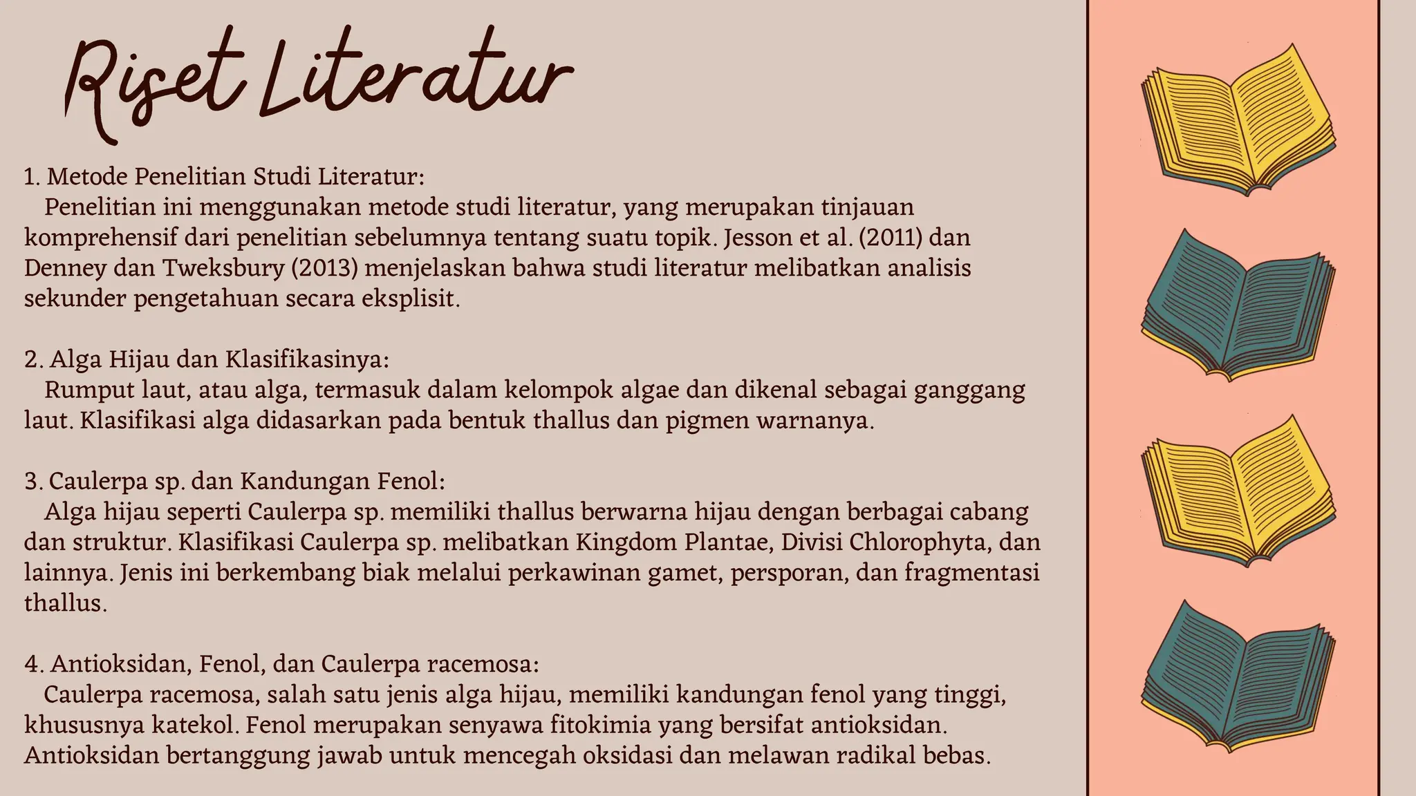 Potensi Alga Hijau (Caulerpa racemosa) Sebagai Sumber Antioksidan Alami ...