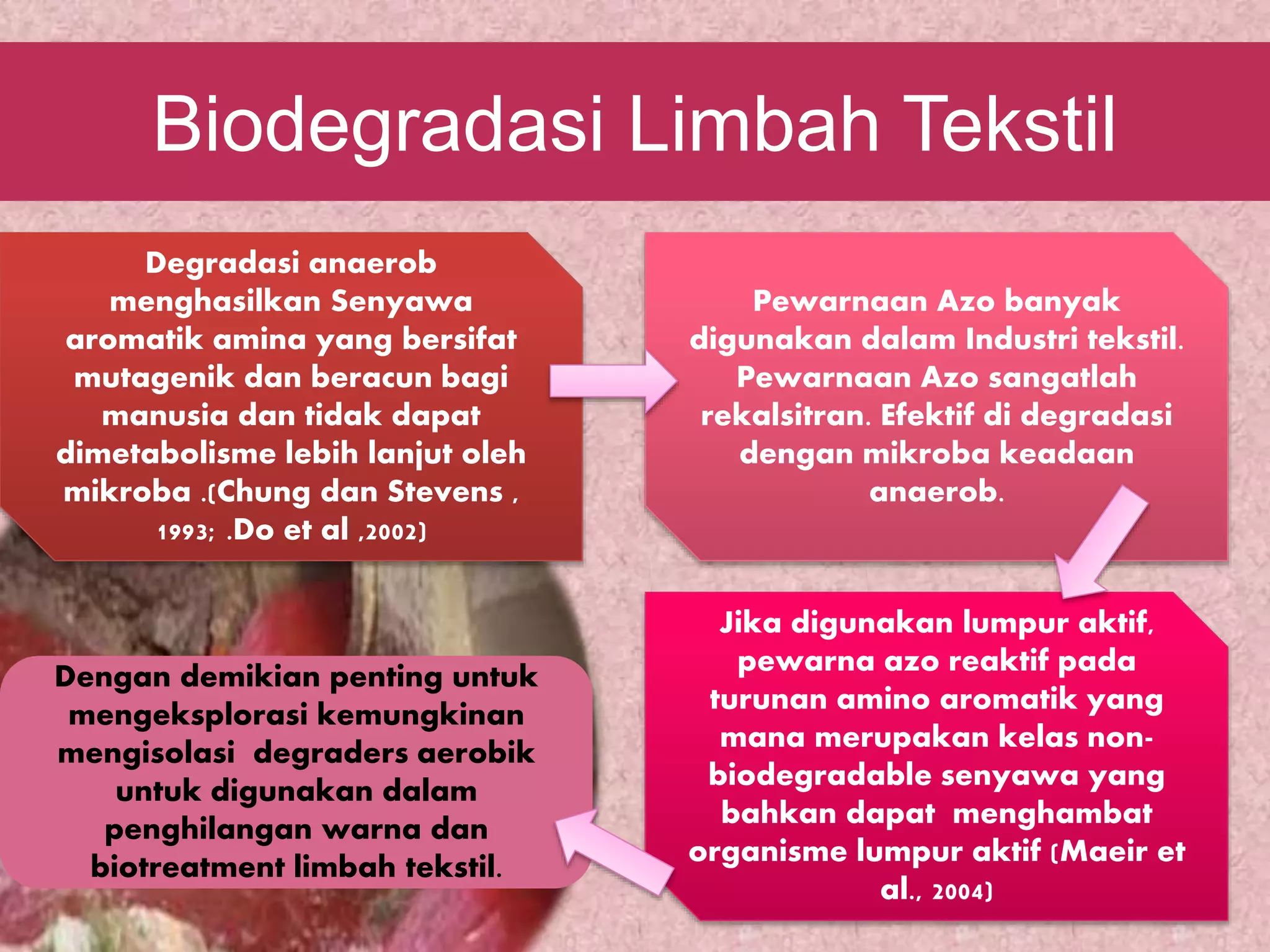 Potensi biodegradasi limbah cair tekstil | PPTX