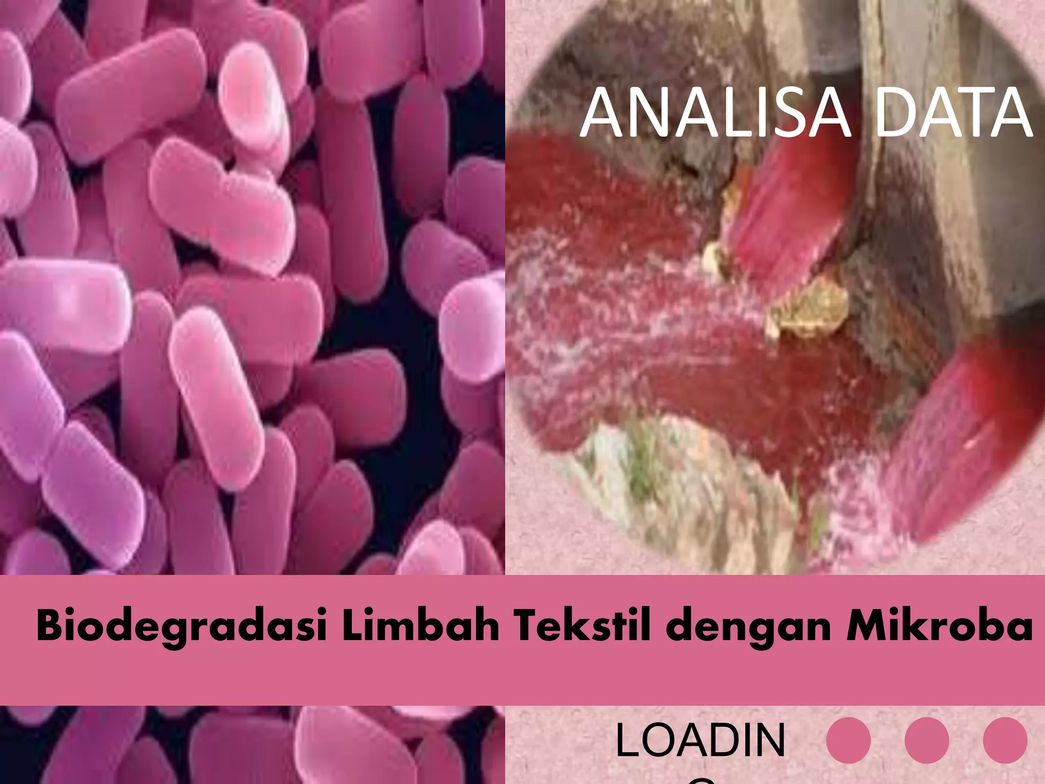 Potensi biodegradasi limbah cair tekstil | PPTX