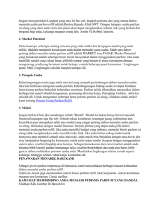 Potensi Usaha Parfum Refill | PDF