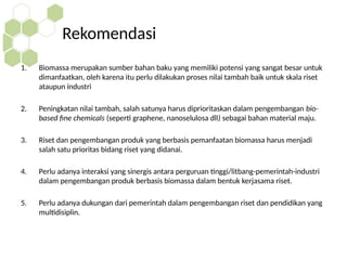Potensi Pemanfaatan Biomassa, Proses Nilai Tambah,.pptx