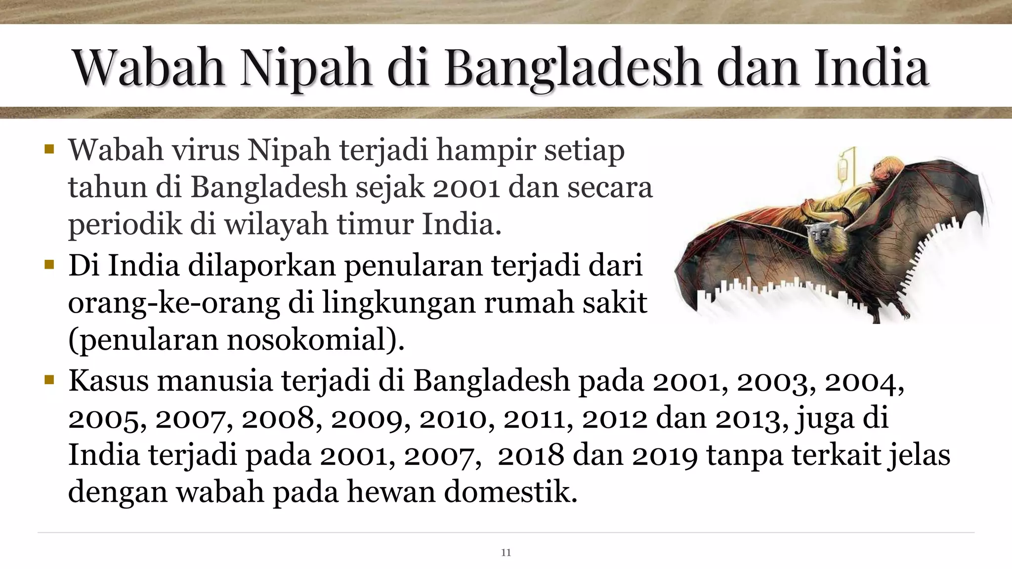 Potensi 'Spillover' Virus Nipah dan Mitigasi - Presentasi Zoom, Dit ...