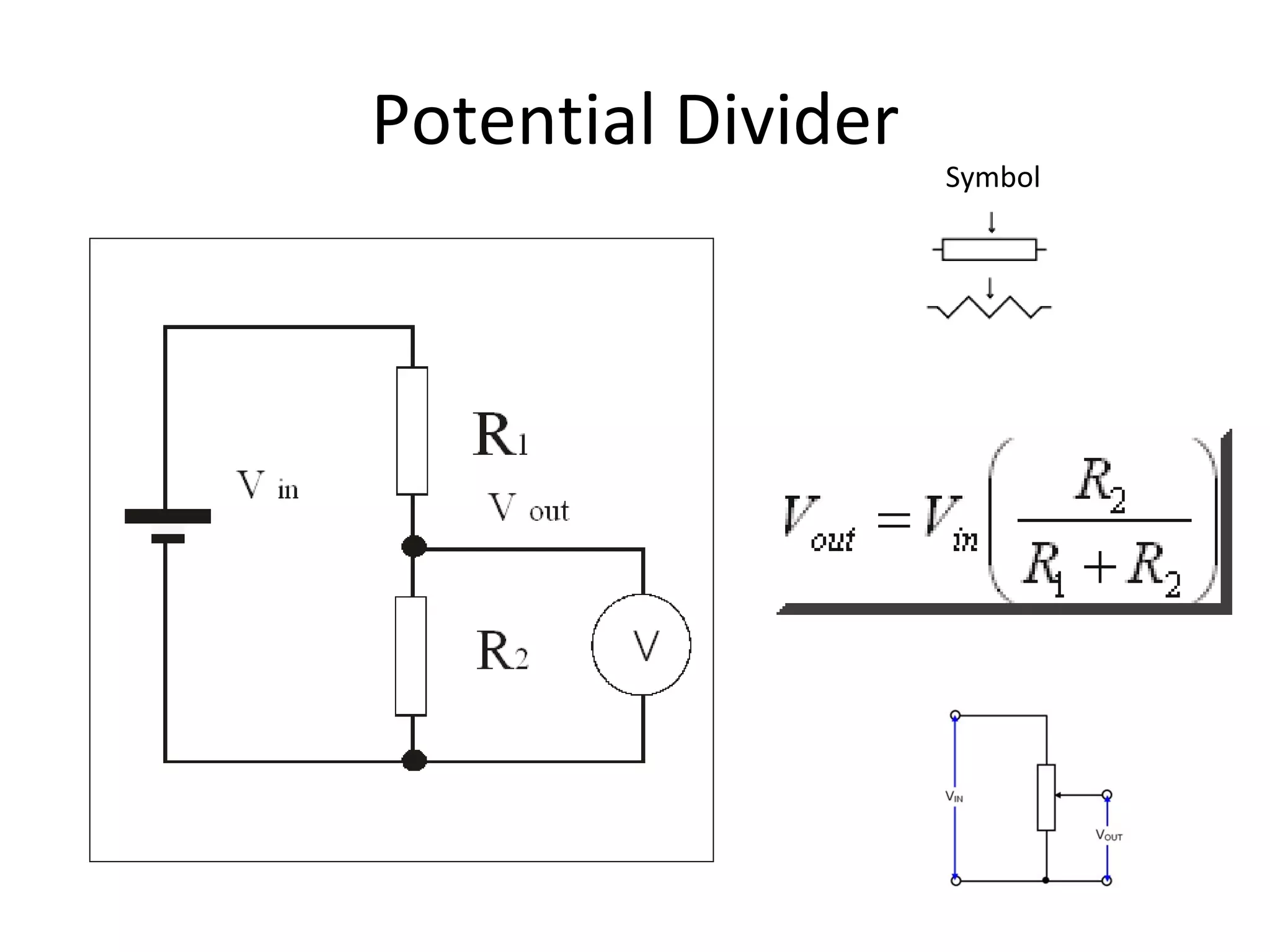 Potential Dividers, Oscilloscope and revision activities.ppt