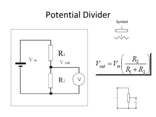 Potential Dividers, Oscilloscope and revision activities.ppt