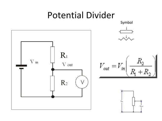Potential Dividers, Oscilloscope and revision activities.ppt