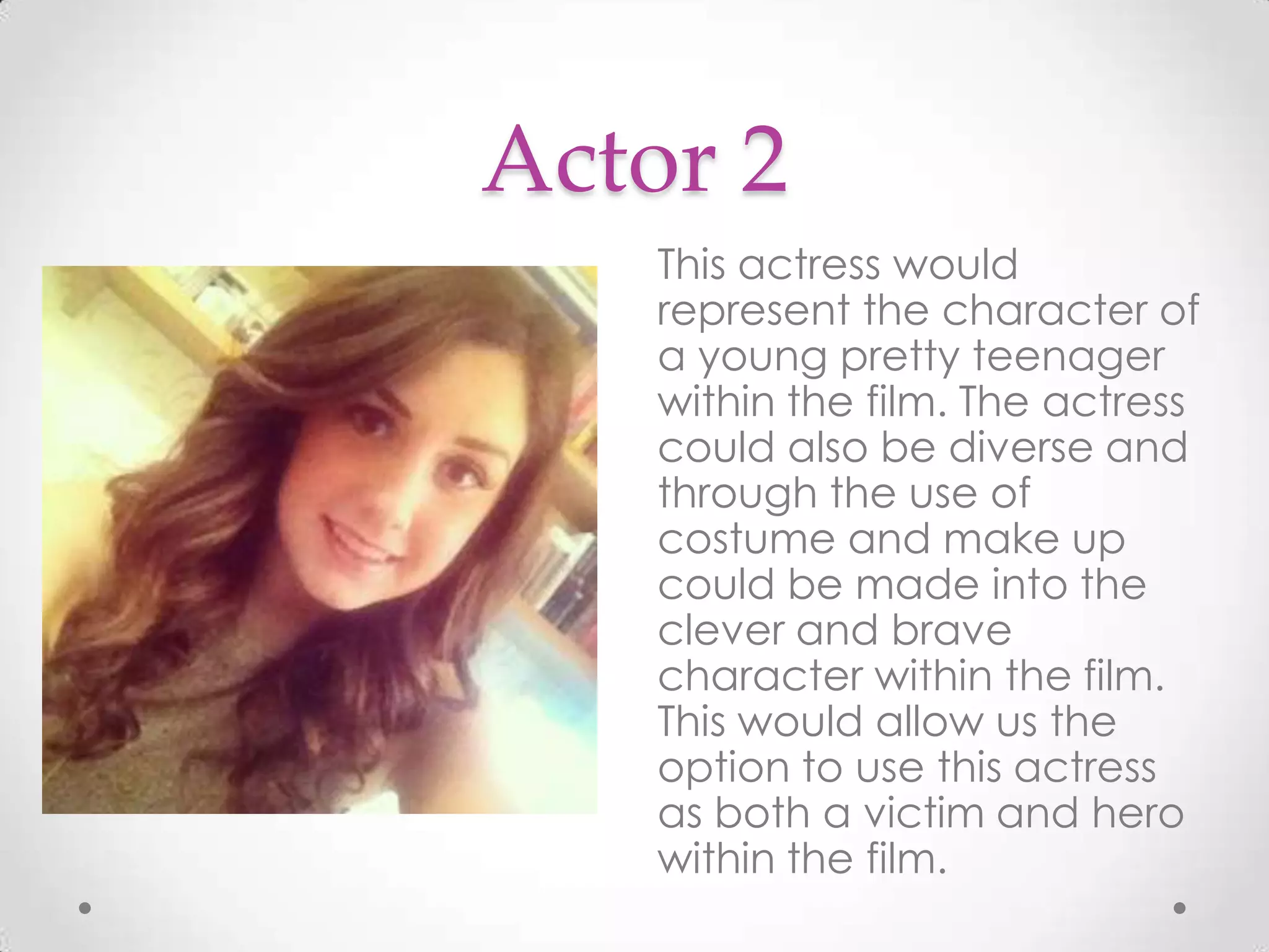 Potential Actors | PPT