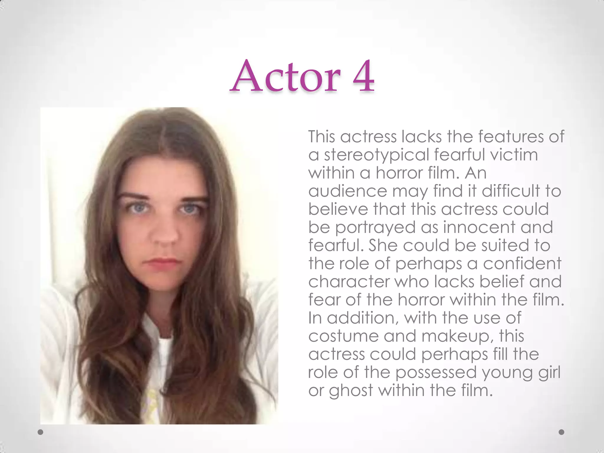 Potential Actors | PPT