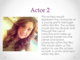 Potential Actors | PPTX