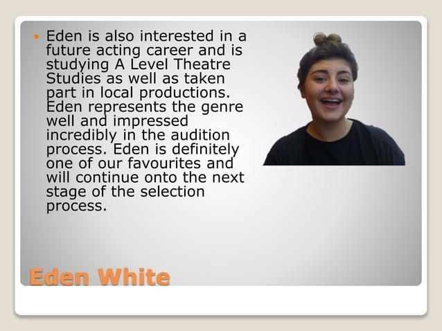 Potential Actors and Actresses | PPT