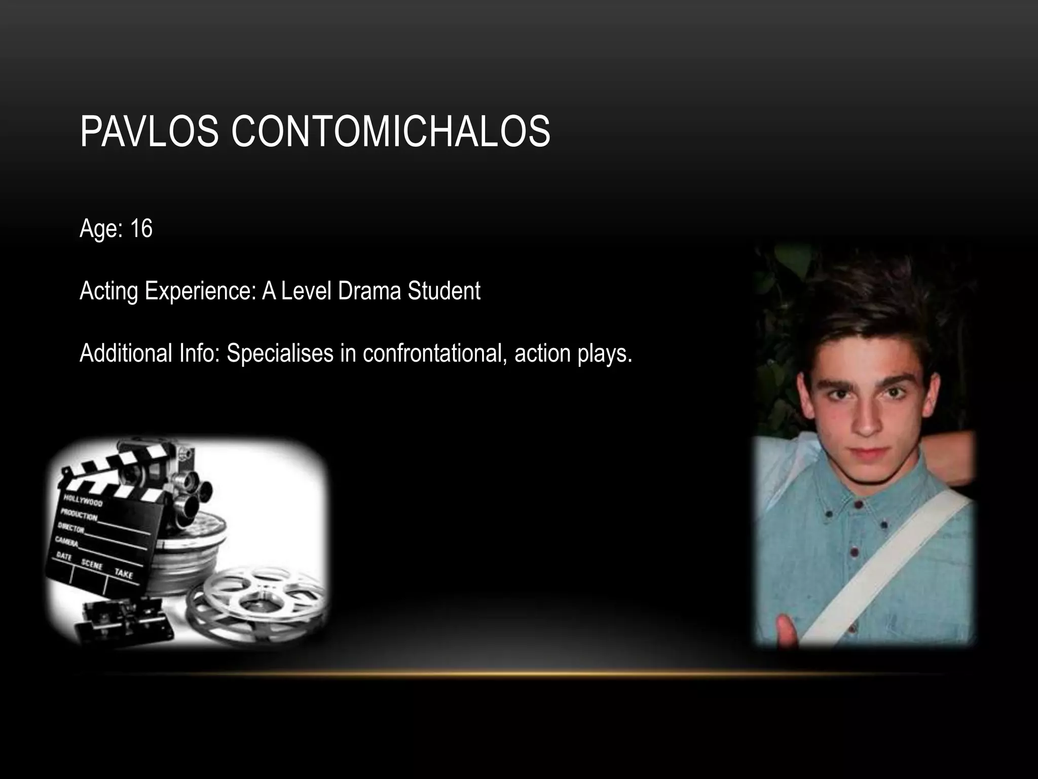 Potential actors profiles | PPTX