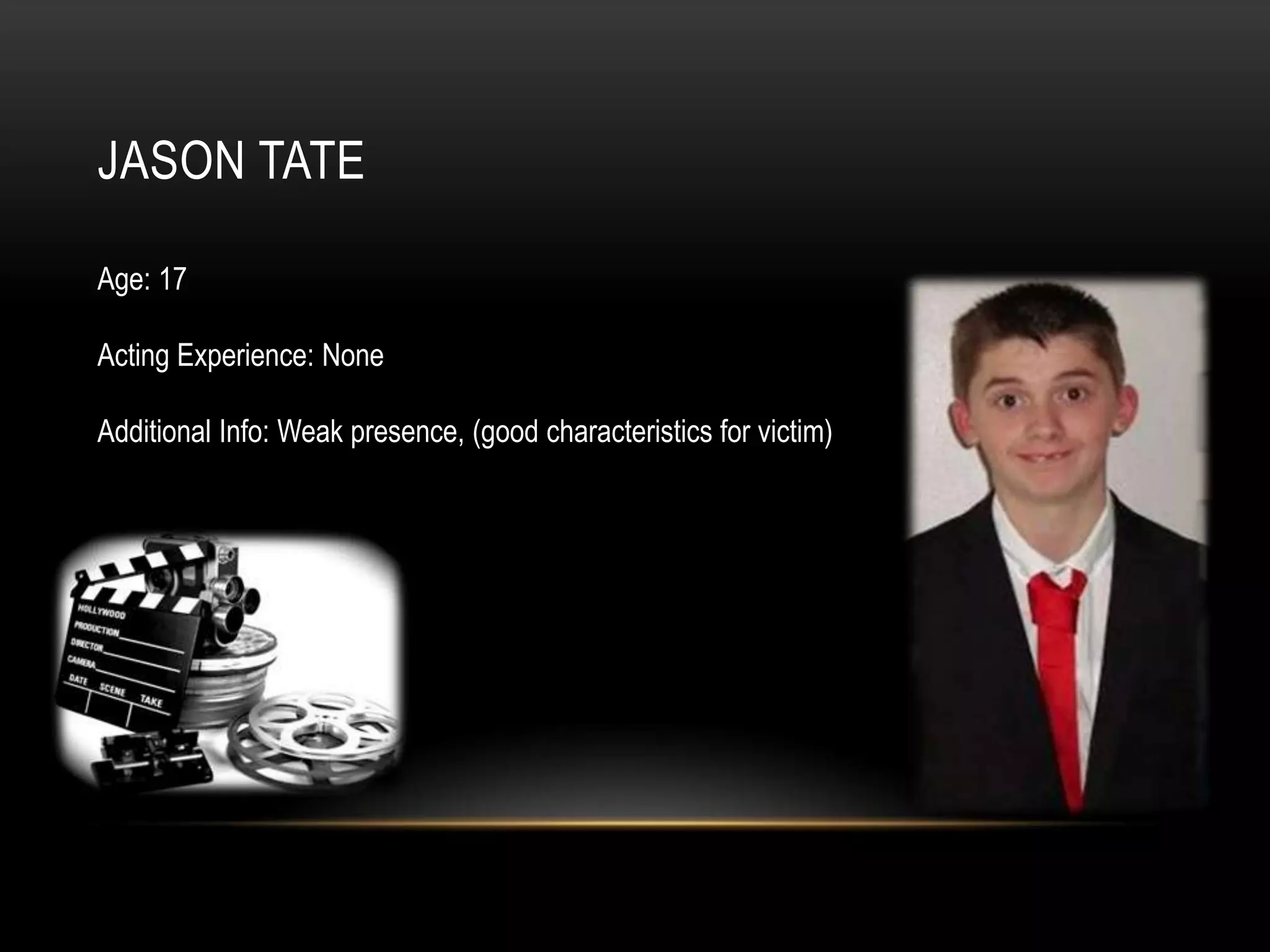 Potential actors profiles | PPTX