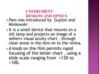 Potential acuity meter | PPTX