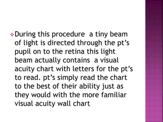 Potential acuity meter | PPTX