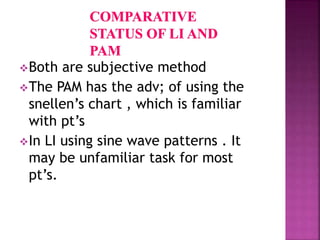 Potential acuity meter | PPTX